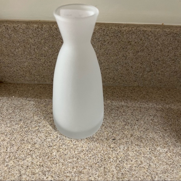 Dining | Frosted White Clear Sake Japanese Wine Glass Carafe New | Poshmark